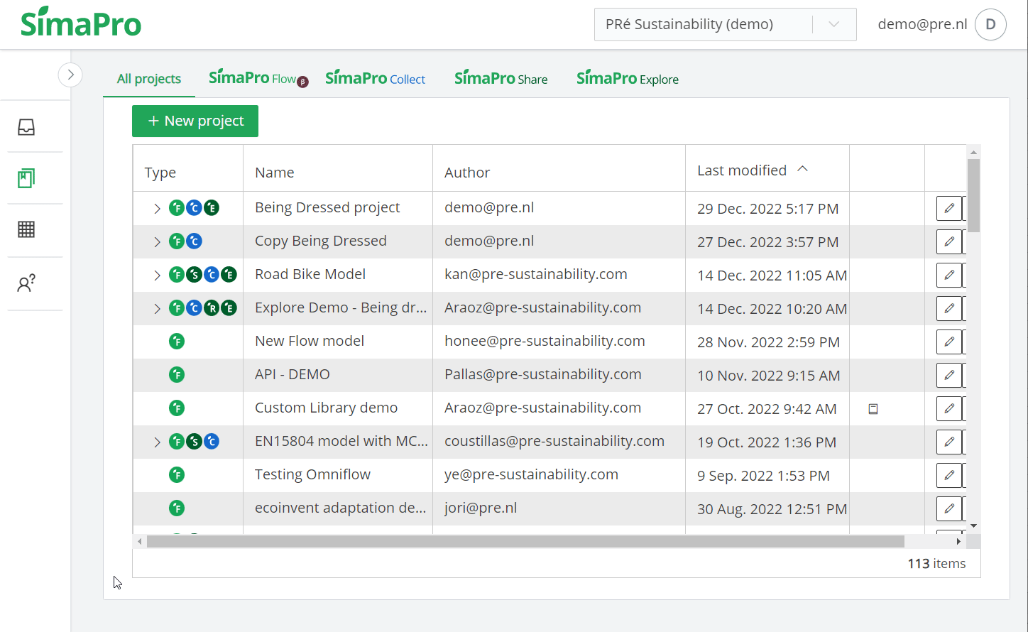 How can I export SimaPro Collect survey data or results to Excel?