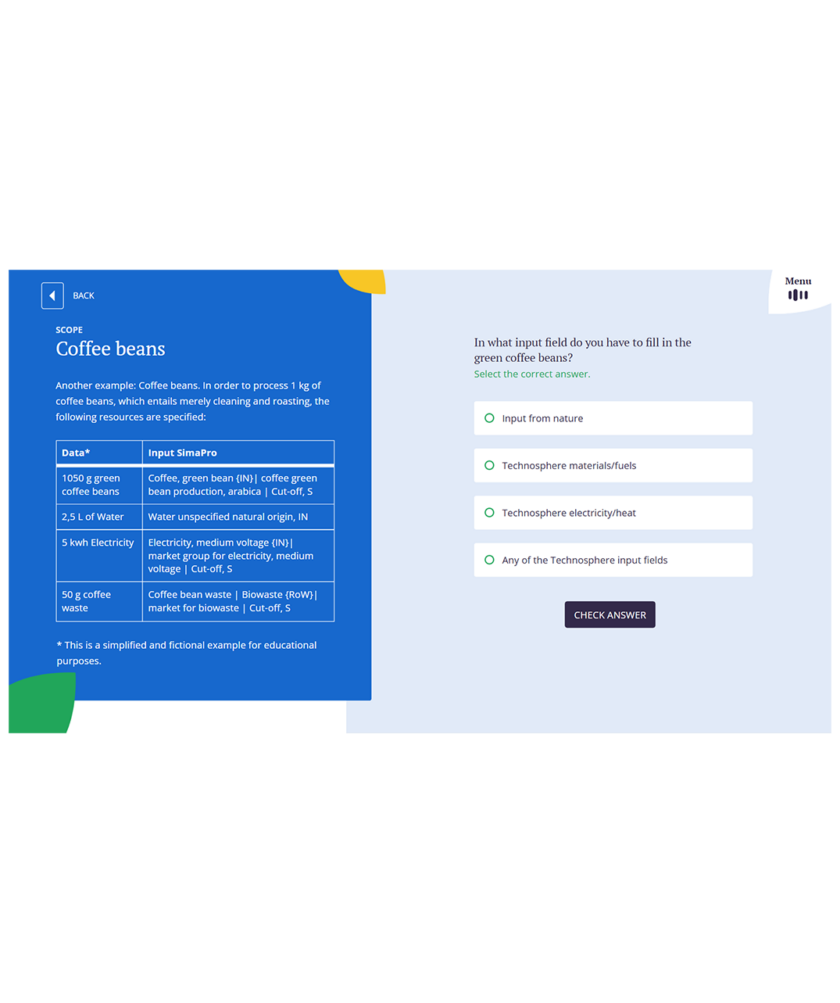 Online course on-demand: Effective LCA with SimaPro Craft